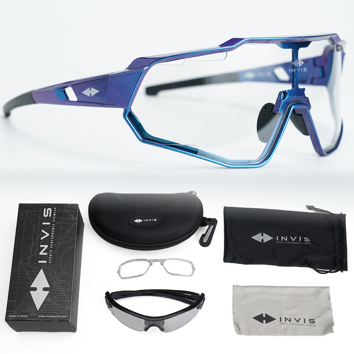 Photochromic Sunglasses by Invis | Ultra Fast Transition Sunglasses V7 ...